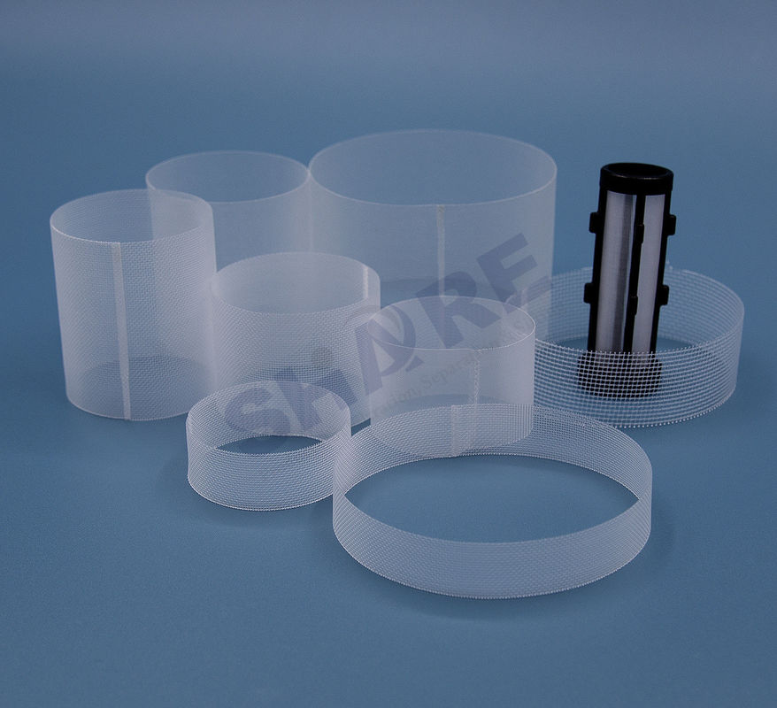 Custom Polyester Filter Mesh Cylinder, Tubes, Vertical, Oblique Seam ...