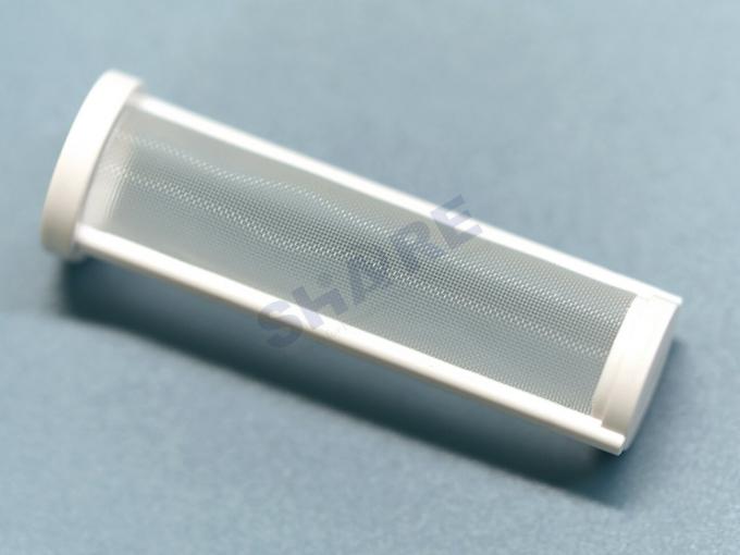 Blood Transfusion Tubular Filter 150µM Polyester Mesh White ABS