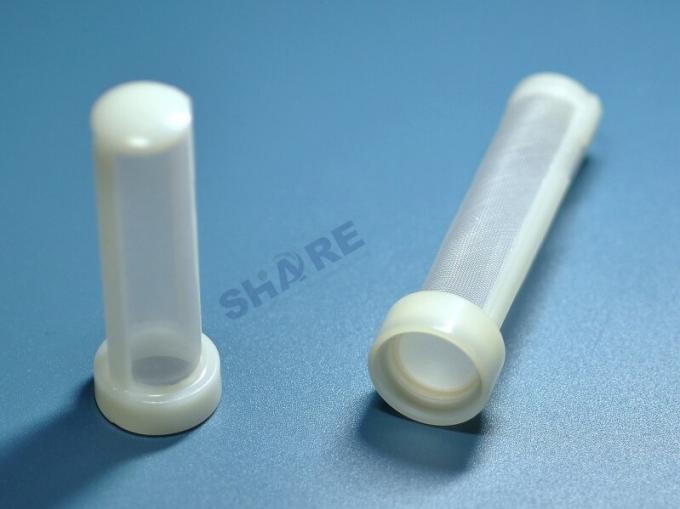 Blood Transfusion Tubular Filter 150µM Polyester Mesh White ABS