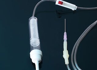 Blood Transfusion Tubular Filter 150µM Polyester Mesh White ABS