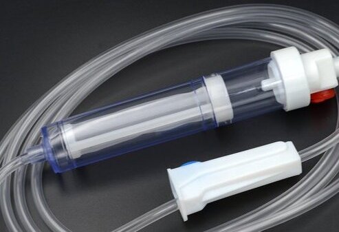 Blood Transfusion Set Filter 200µM Nylon Mesh Screen Cage In White PS