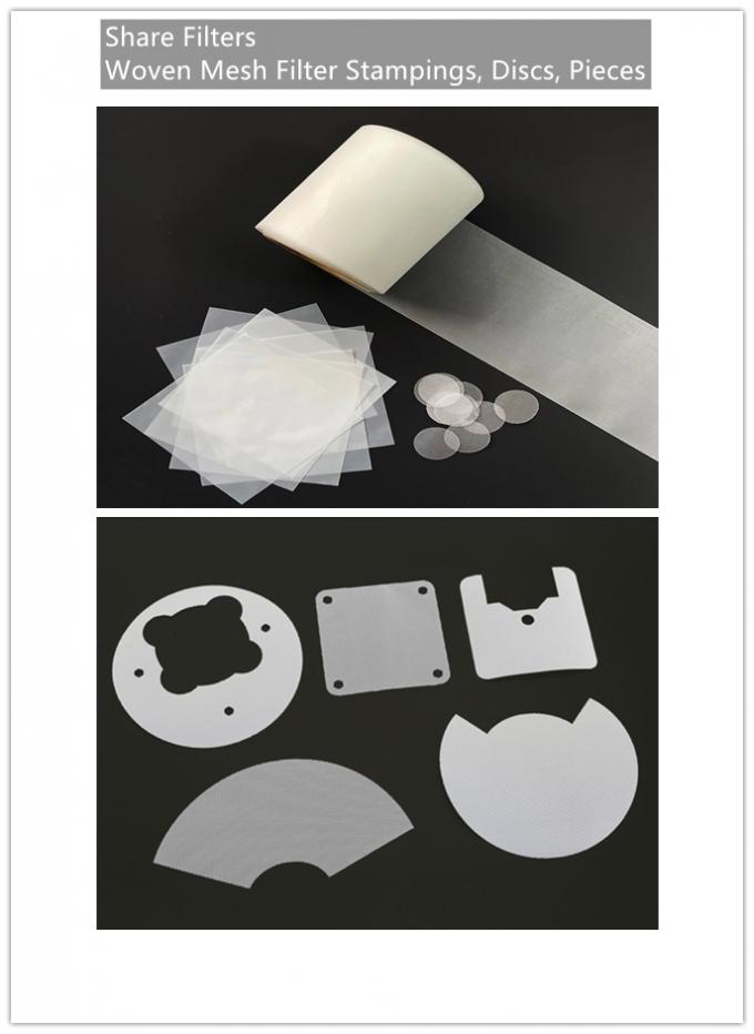 Polypropylene PP Mesh Filter Stampings Single Or Multiple Layer Punched ...