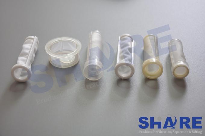 PA Molded Transfusion Blood Tubular Filters With Nylon Mesh 40micron
